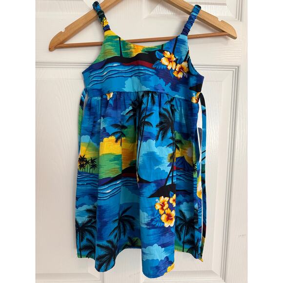 Aloha Republic | Dresses | Aloha Republic Hawaiian Print Sundress Blue ...